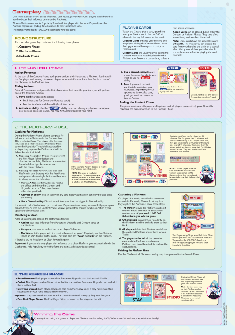 How To Play - Oshi Push: VTuber Card GameOshi Push: VTuber Card Game